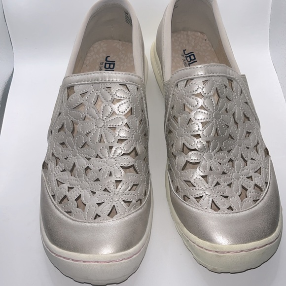 JBU | Shoes | Jbu Memory Foam By Jambu Open Weavefloral Vegan Leather ...